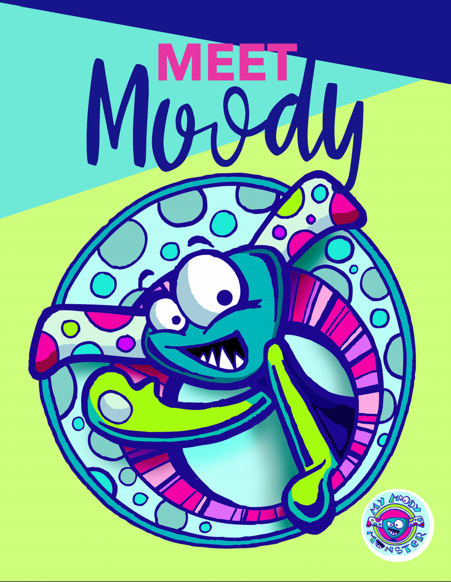 Coloring Book Illustrations! – My Moody Monster