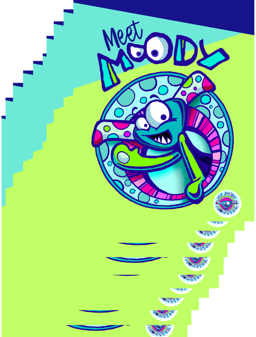 10 Pack Meet Moody Coloring Books – My Moody Monster